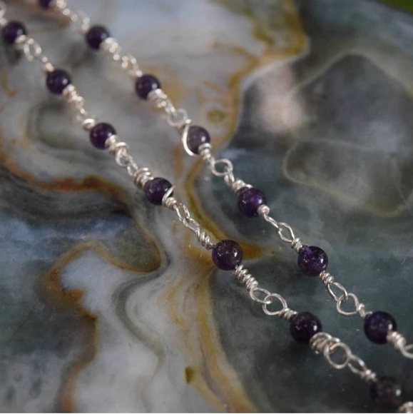 Jewelry | 18 Handmade Amethyst Necklace | Poshmark